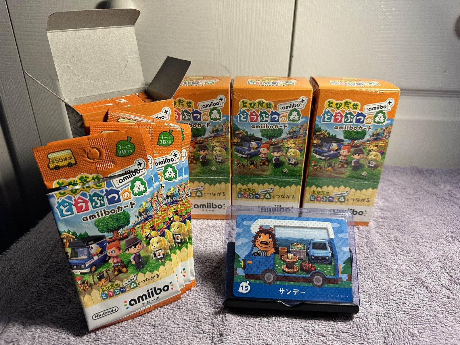 **Fresh out of Pack** Japanese Animal Crossing RV Amiibo Card #15 Rex ...