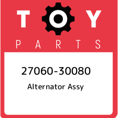 27060-30080 Toyota Alternator assy 2706030080, New Genuine OEM Part | eBay
