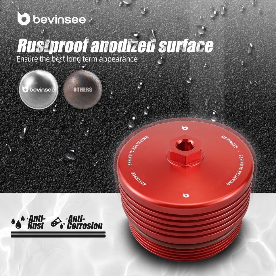 Aluminum Oil Filter Housing Cap Red For BMW N54 N55 S55 N20 Engines | eBay