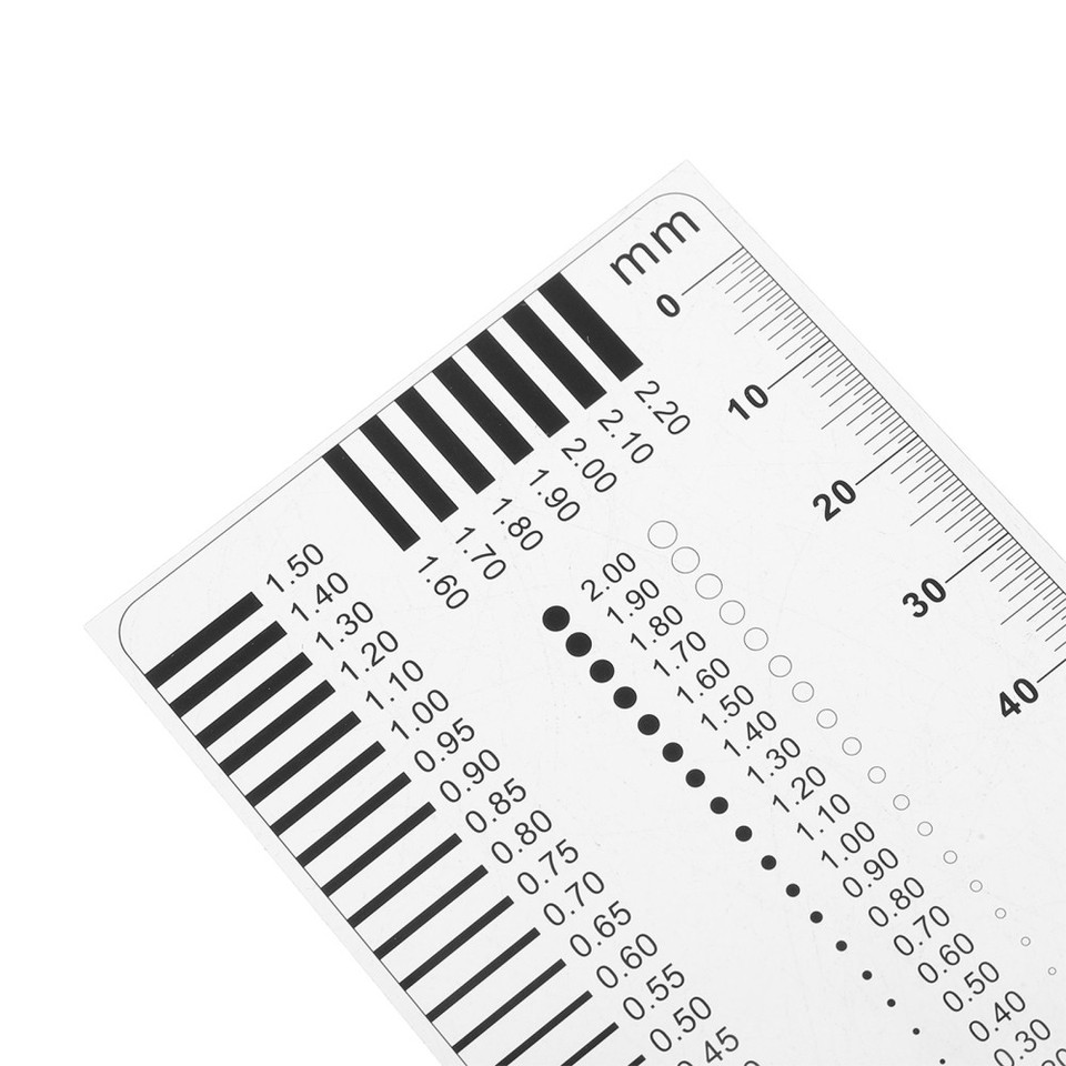 Line Measurement Ruler Appearance Shape Measuring Tool Film Thickness ...