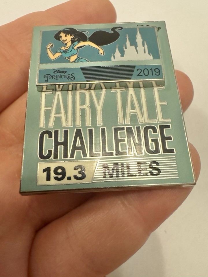 runDisney - Princess Fairy Tale Challenge 2019 - 19.3 Miles Disney Pin ...