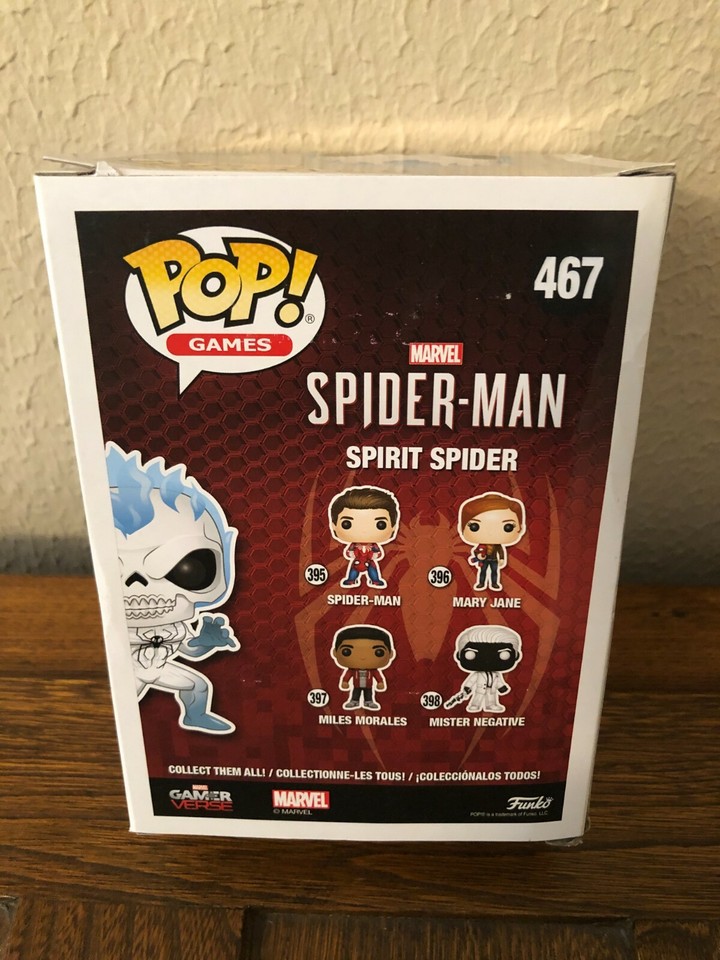 Funko Pop! Games #467 Spider-Man Spirit Spider Walgreens Exclusive | eBay