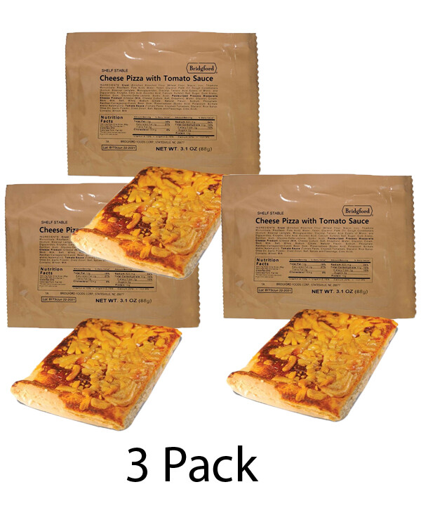 Pizza and Cheese Slice MRE Pizza Meals Ready to Eat 3, 6, or 12 Pack ...