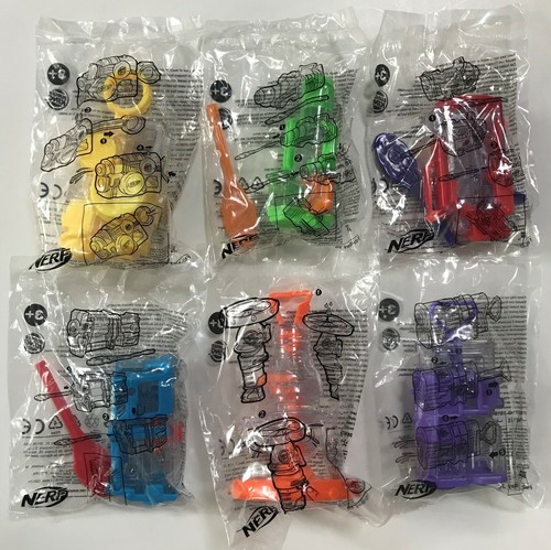 2020 Burger King Hasbro NERF Toys Complete Set Of 6 *Free Shipping* | eBay