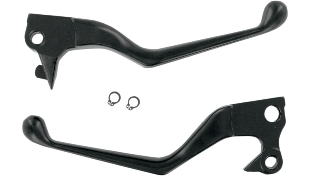 Black Wide Blade Lever Set for Harley-Davidson 1200 Custom XLC 2004 ...