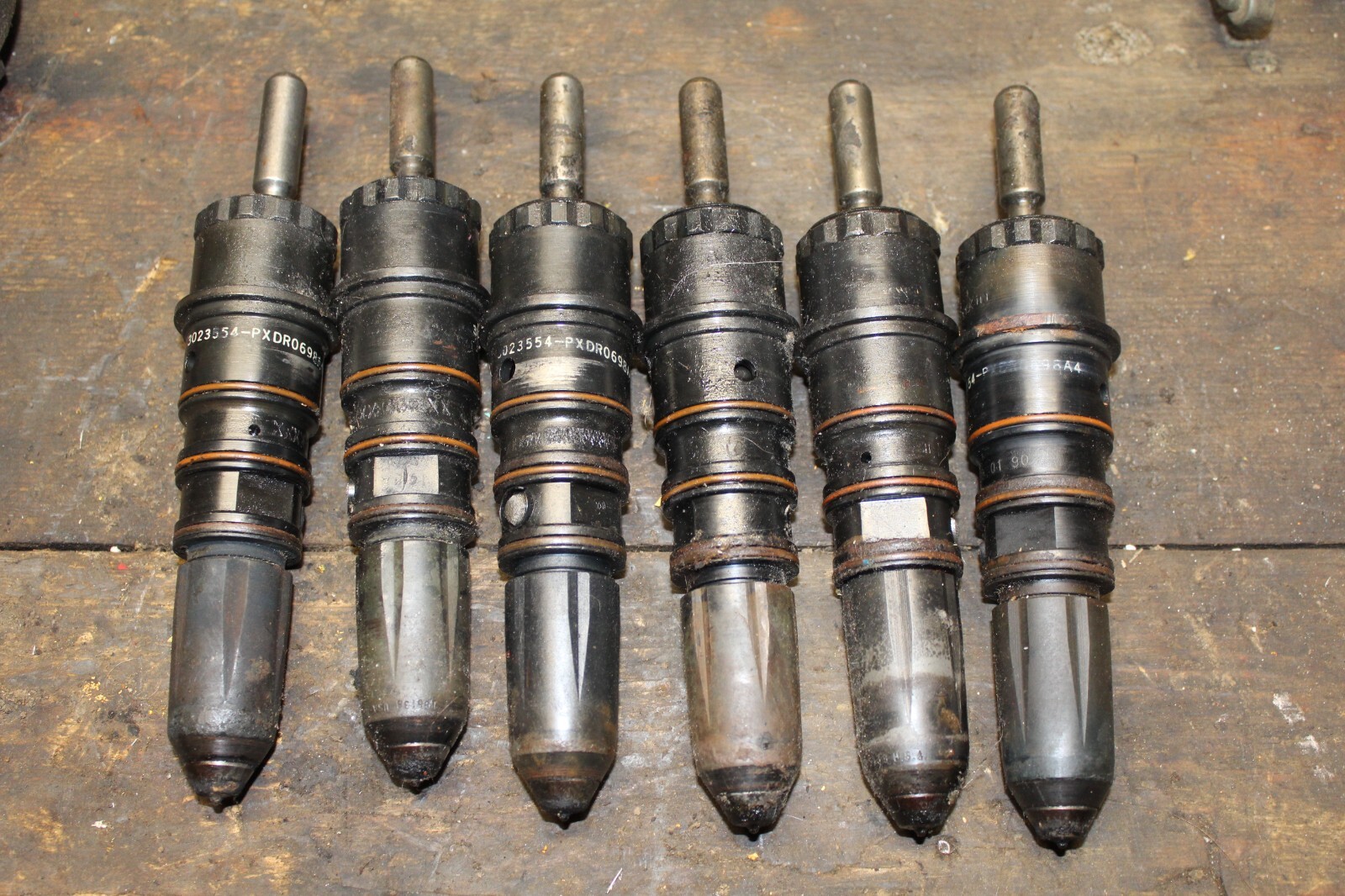 VINTAGE TOP STOP CUMMINS FUEL INJECTORS "SET OF 6" Lot A | eBay