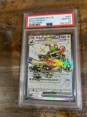 Pokemon 2024 SFA En REVAVROOM ex Ultra Rare #081 PSA 10 Gem Mint RARE | eBay