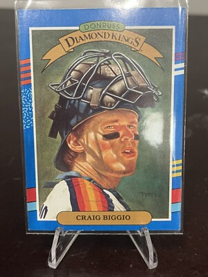 Rare! 1990 Donruss Diamond Kings Craig Biggio Error No. 2 Baseball Card ...