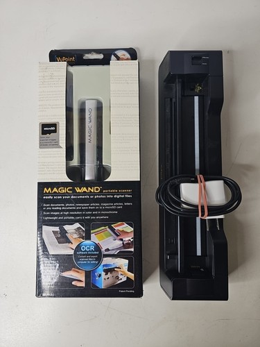 VuPoint Magic Wand Portable Photo Document Scanner & Auto-Feed Dock Set ...