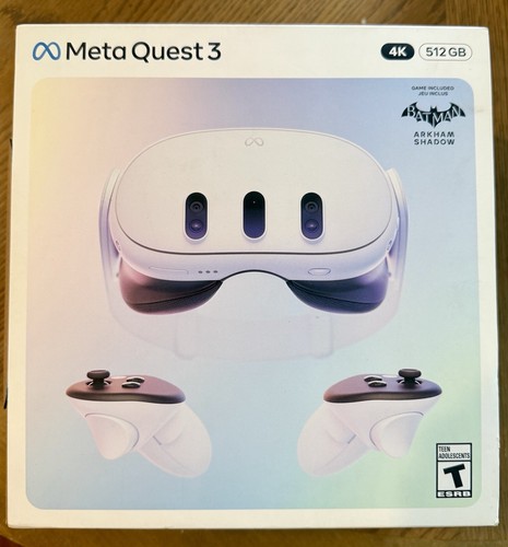 Meta Quest 3 VR Headset 512 GB Batman Arkhams Revng **Brand New Factory ...