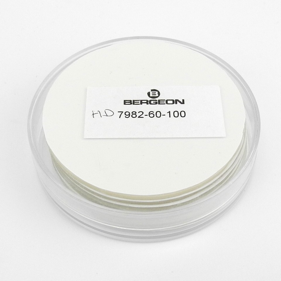 100 x Bergeon 7982-60 Universal Dial Case Back Protection Washers ...