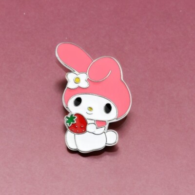 Fantasy Pin - My Melody With Strawberry 1.5” Kawaii Pins Cute Gift | eBay
