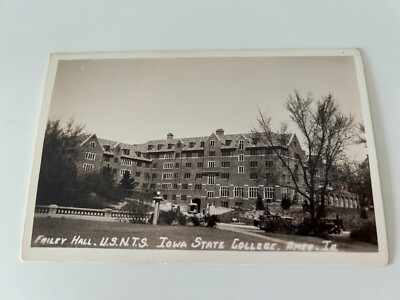 Friley Hall USNTS Iowa State College Ames Iowa RPPC Postcard | eBay