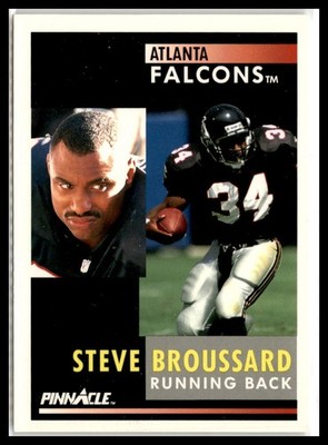 Steve Broussard 1991 Pinnacle #31 Atlanta Falcons | eBay