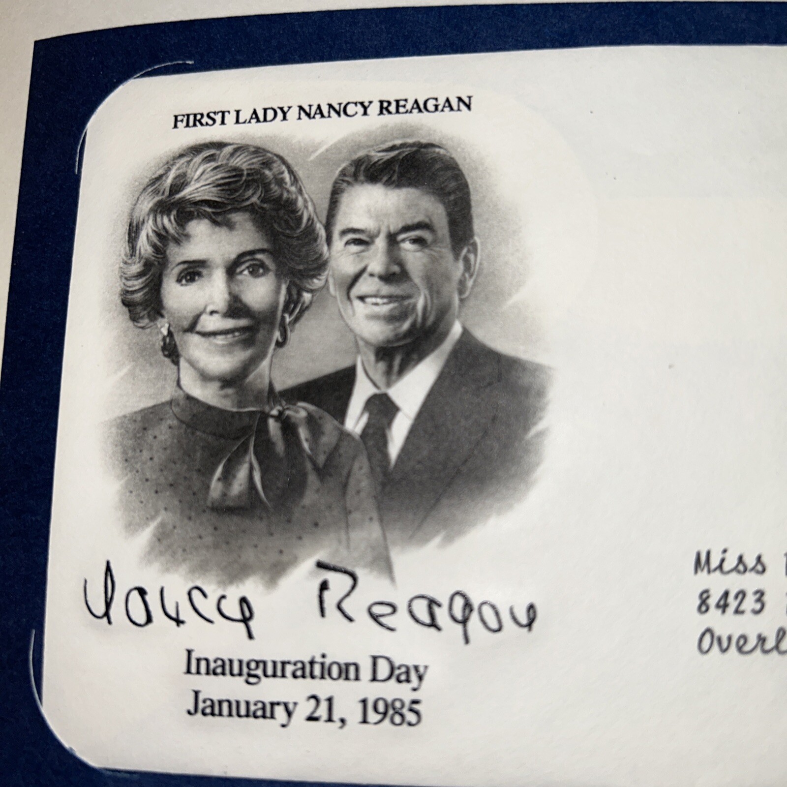 1985 Ronald Reagan Inaugural Covers Postal Commemorative Society | eBay