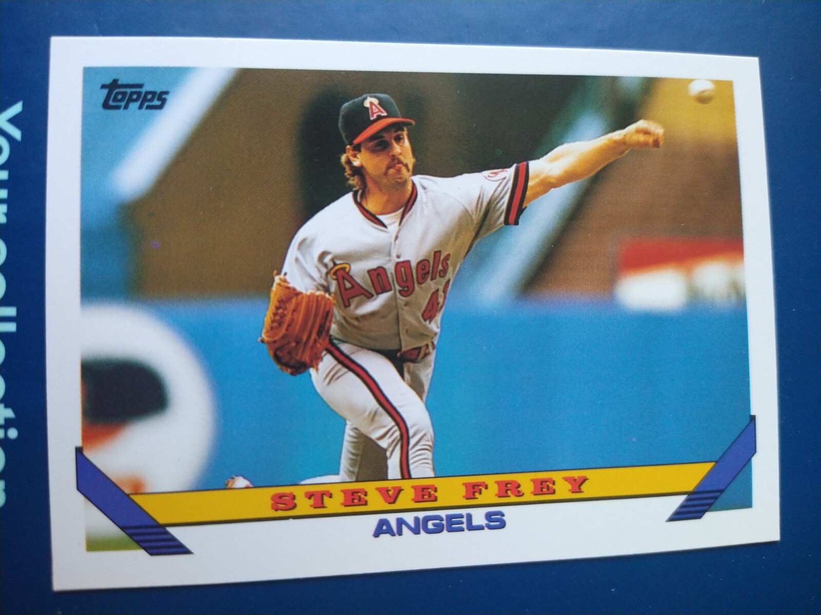1993 Topps Baseball Steve Frey #728 California Angels | eBay