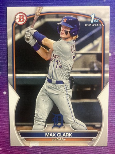 2023 Bowman Draft BD-76 Max Clark Prospect RC Detroit Tigers | eBay