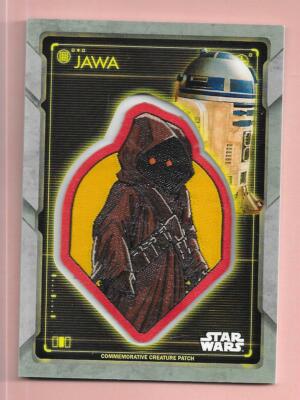 Star Wars Holocron P-RJ Commemorative JAWA Creature Patch Card | eBay