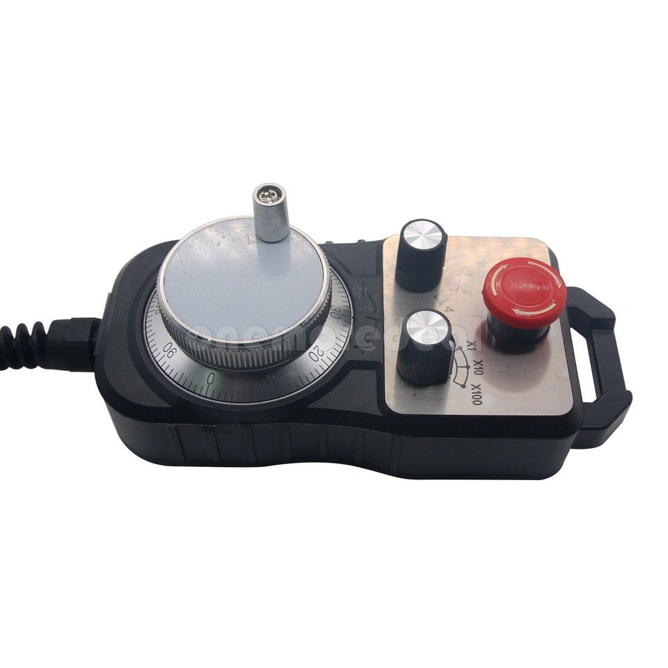 Universal CNC 4 Axis MPG Pendant Handwheel & Emergency Stop for Siemens #USA# | eBay