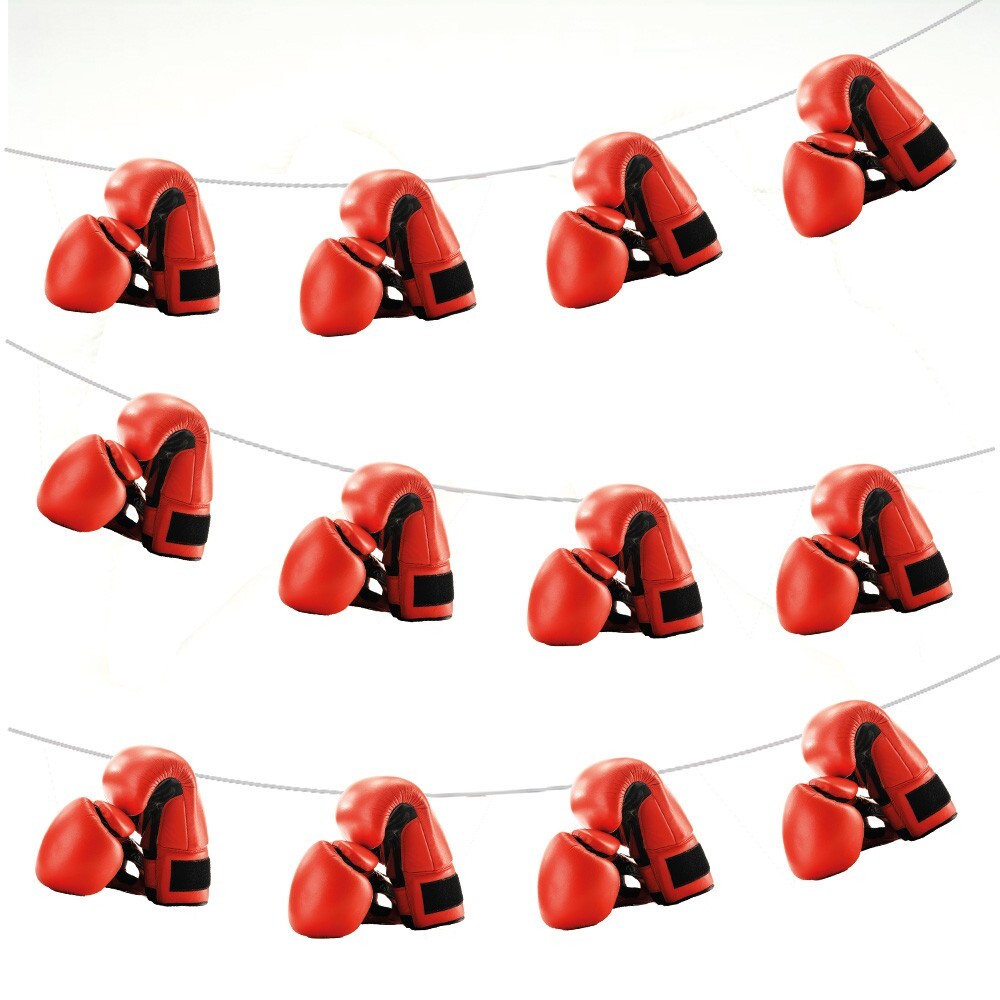 Boxing Theme Decorations Boxing Gloves Bunting Birthday Events Sports