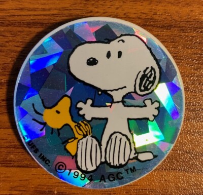 Snoopy Woodstock White Pog Free Shipping | eBay
