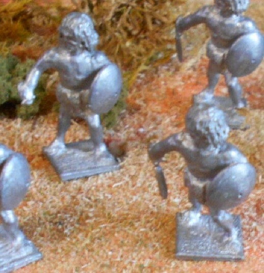 Lot: 10 Mini-Fig Dervish Infantry, 25mm Military Miniature, Old Wargame ...
