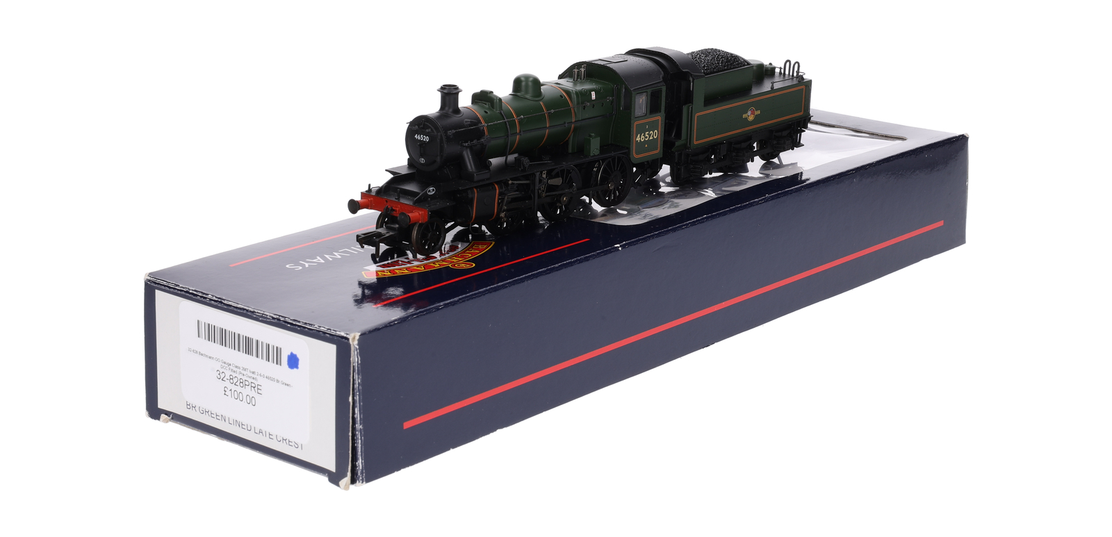 32-828 Bachmann OO Gauge Class 2MT Ivatt 2-6-0 46520 Br Green - DCC ...