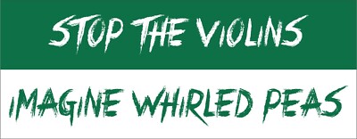 Imagine Whirled Peas Bumper Sticker | eBay