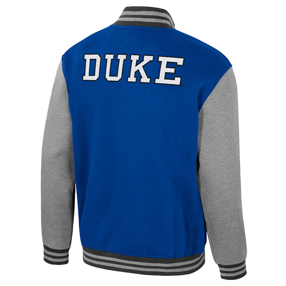 Men's Colosseum Royal Duke Blue Devils Ambi-Turner Full-Zip Varsity ...