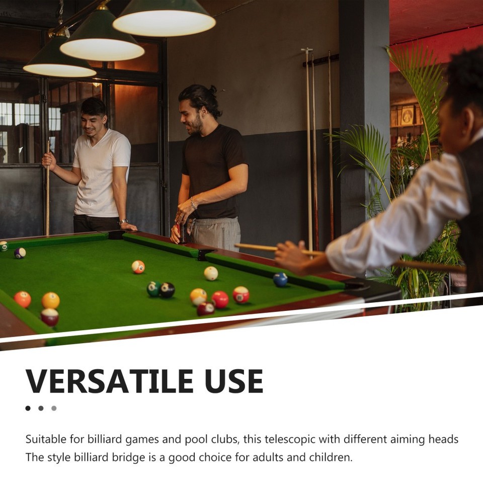 Cue Rest for Pool Sticks Telescopic Billiards Bridge Accessory Tool ...