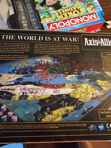 Axis Allies 1914 World War 1 WW1 Strategy Board Game Avon Hill | eBay