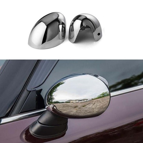 Car Rearview Mirror Chrome Fit For Mini Cooper Cover Trim Decor ...