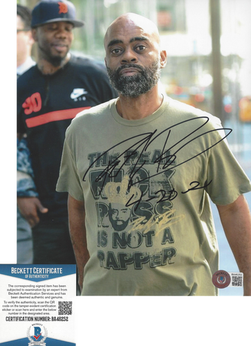 FREEWAY RICK ROSS HIP HOP DRUG TRAFFICKER SIGNED 8x10 PHOTO BECKETT COA ...