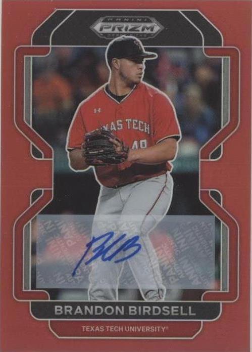 2022 Panini Prizm Draft Picks - Brandon Birdsell #PDP143 Red Prizm ...