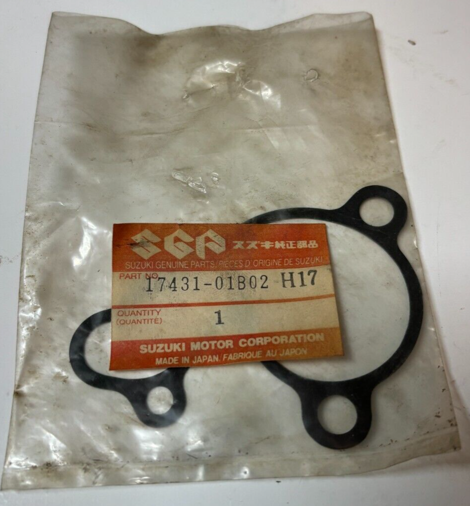 NOS OEM Suzuki Water Pump Gasket 1989-91 RM125M & 1986-88 RM125 17431 ...