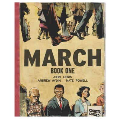 March Book One Lewis, Aydin, Powell (paperback) 9781603093002| eBay