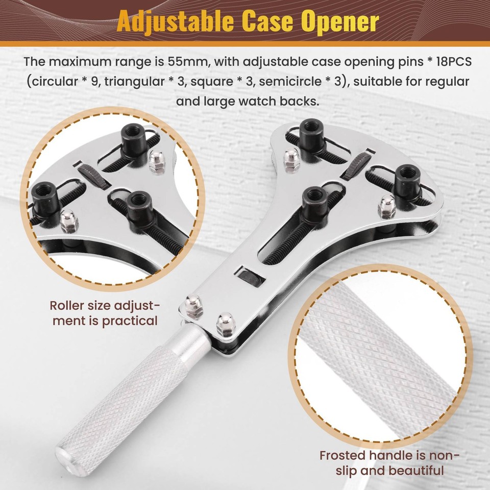 Watch Repair Kit, 149 PCS Watch Battery Replacement Tool, Watch Band ...