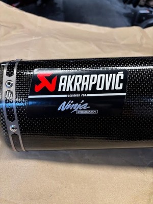 Kawasaki Ninja 1000sx 2024 Akrapovic Exhaust End Can (H6) | eBay UK