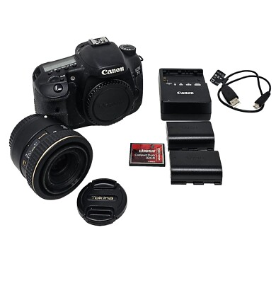 Canon EOS 7D 18MP DSLR Digital Camera + Tokina 28mm Macro Lens ...