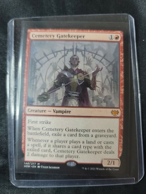 MTG Cemetery Gatekeeper Innistrad: Crimson Vow 148/277 Regular Mythic ...