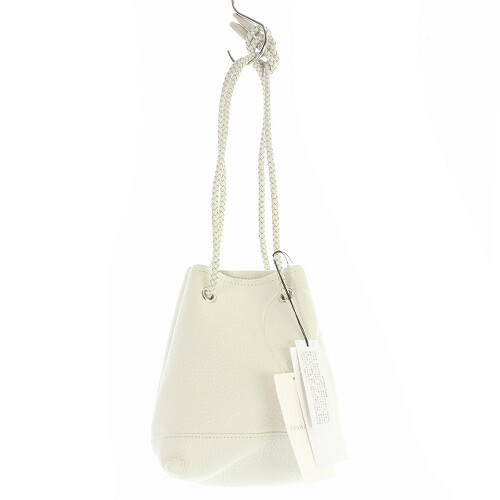 Used Blank 22Ss Framework Hand Ling Mesh Rope Draw S Hand Bag Leather White Sr20 | eBay