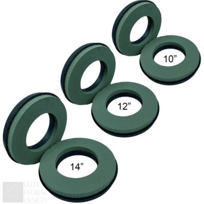 Wreath Rings Floral Foam Plastic Backed Oasis Type Various Sizes | eBay UK