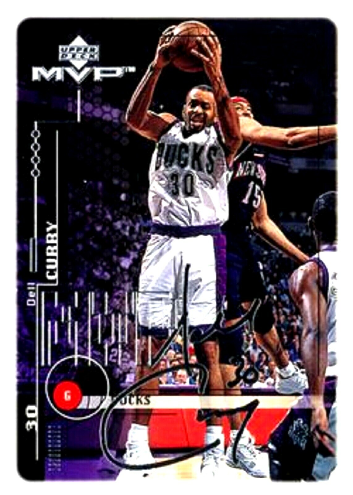 1999-00 Upper Deck MVP - Silver Script #90 Dell Curry for sale online ...