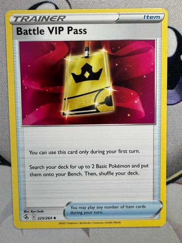 Battle Vip Pass Non Holo English Pokemon TCG BKA817 | eBay UK