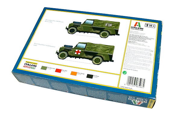 ITALERI 6508 Military Model 1/35 Land Rover 109 LWB Scale Hobby T6508 ...