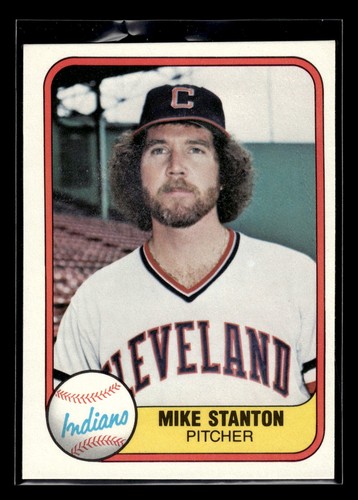 1981 Fleer Baseball #400 Mike Stanton Rookie "Set Break" Mint Cleveland ...
