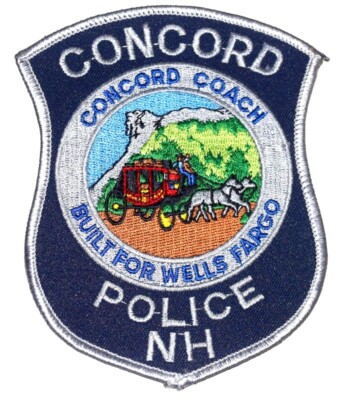 CONCORD NEW HAMPSHIRE NH Sheriff Police Patch CONCORD COACH WELLS FARGO ...