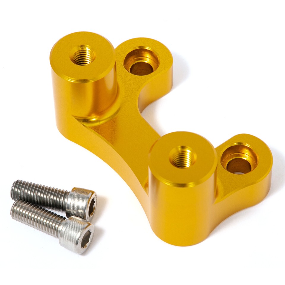 Gold Handlebar Riser Adapter for Harley 2015-later FLTR Road Glide ...