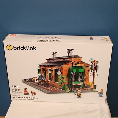 LEGO Bricklink 910033: Series 1 Old Train Engine Shed NEW | eBay