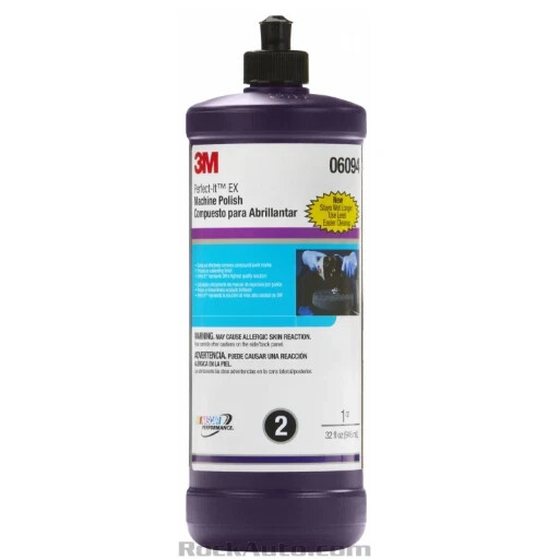 3M Perfect-It EX Machine Polish, 06094, High Performing, 1 qt (32 fl oz ...